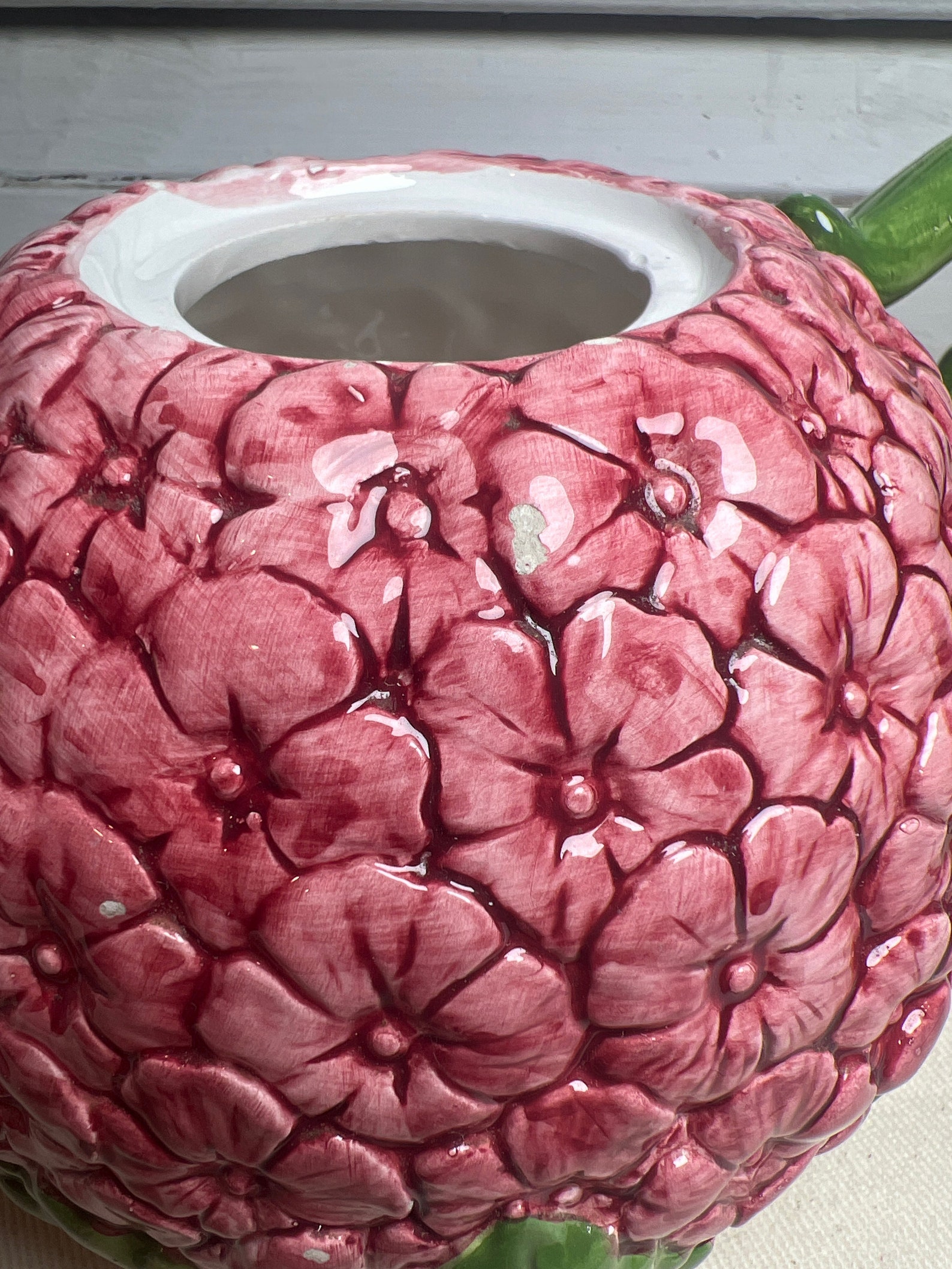 Vintage Hydrangea Tea Pot - Etsy