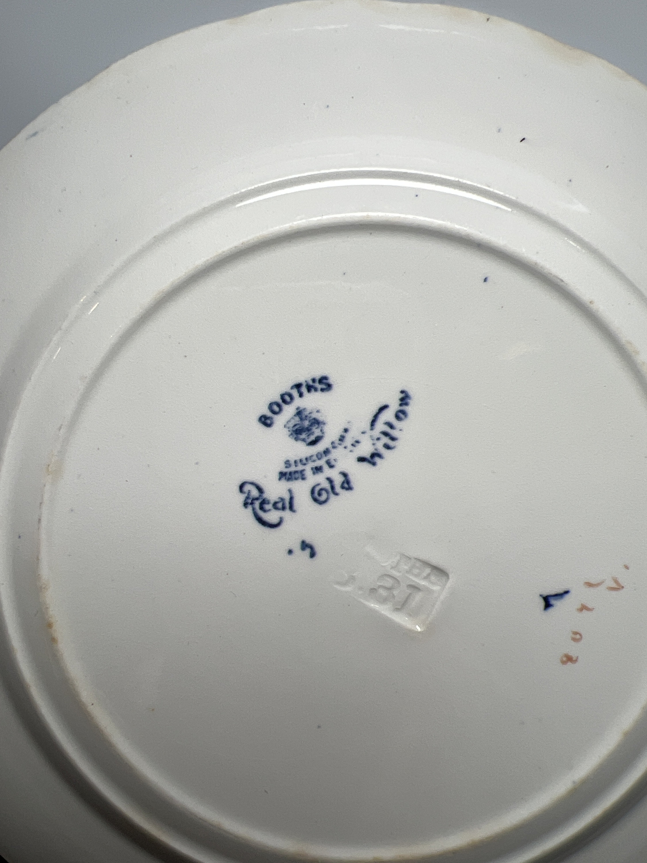 Booths Real Old Willow China 6.75” Plate - Etsy