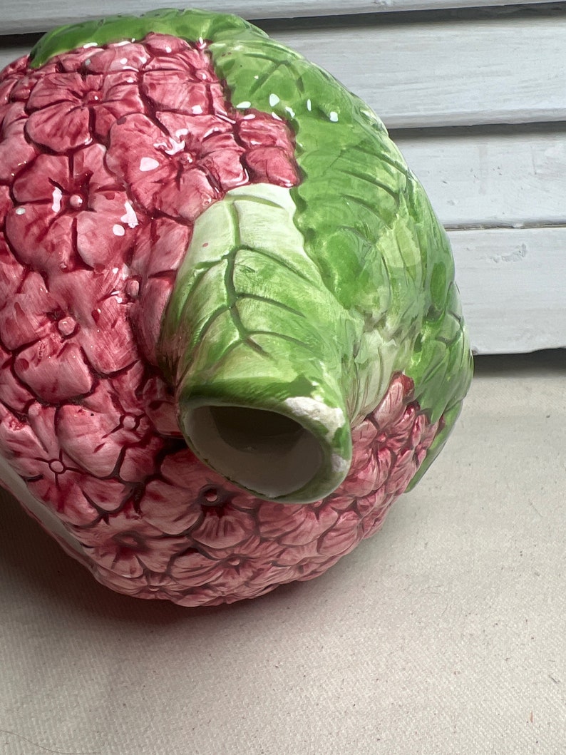 Vintage Hydrangea Tea Pot - Etsy