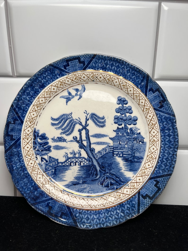 Booths Real Old Willow China 6.75” Plate - Etsy