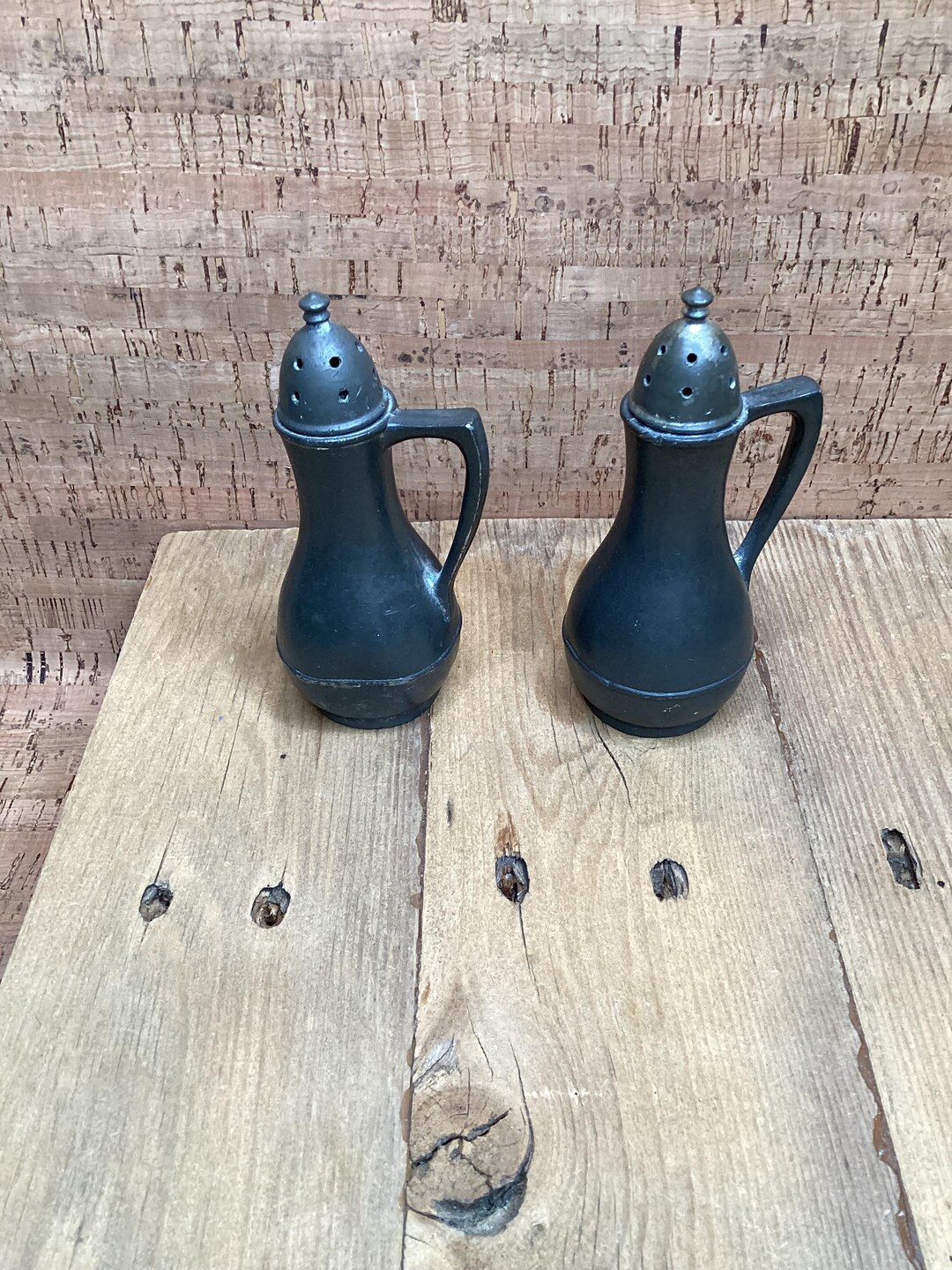 Federal 101 Pewter Salt and Pepper Shakers - Etsy