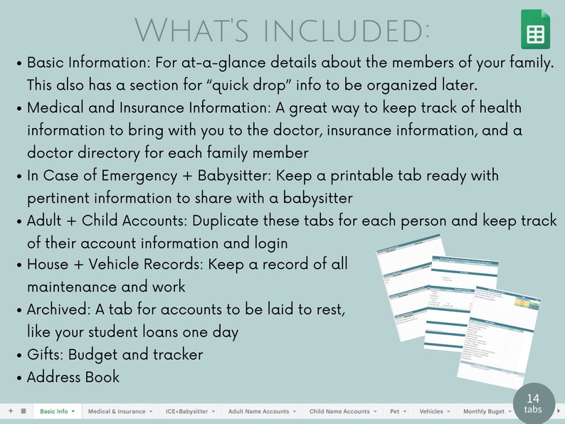Ultimate Life Management Digital Organizer | Records + Account Keeper ...