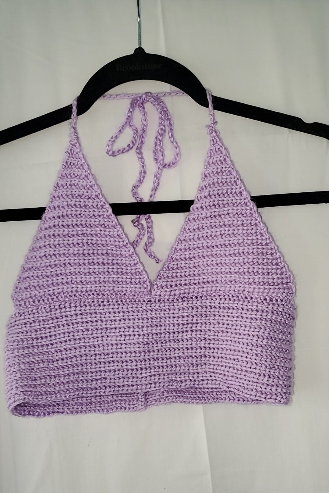 OG Baddie Lavender Crochet Halter Crop Top - Etsy