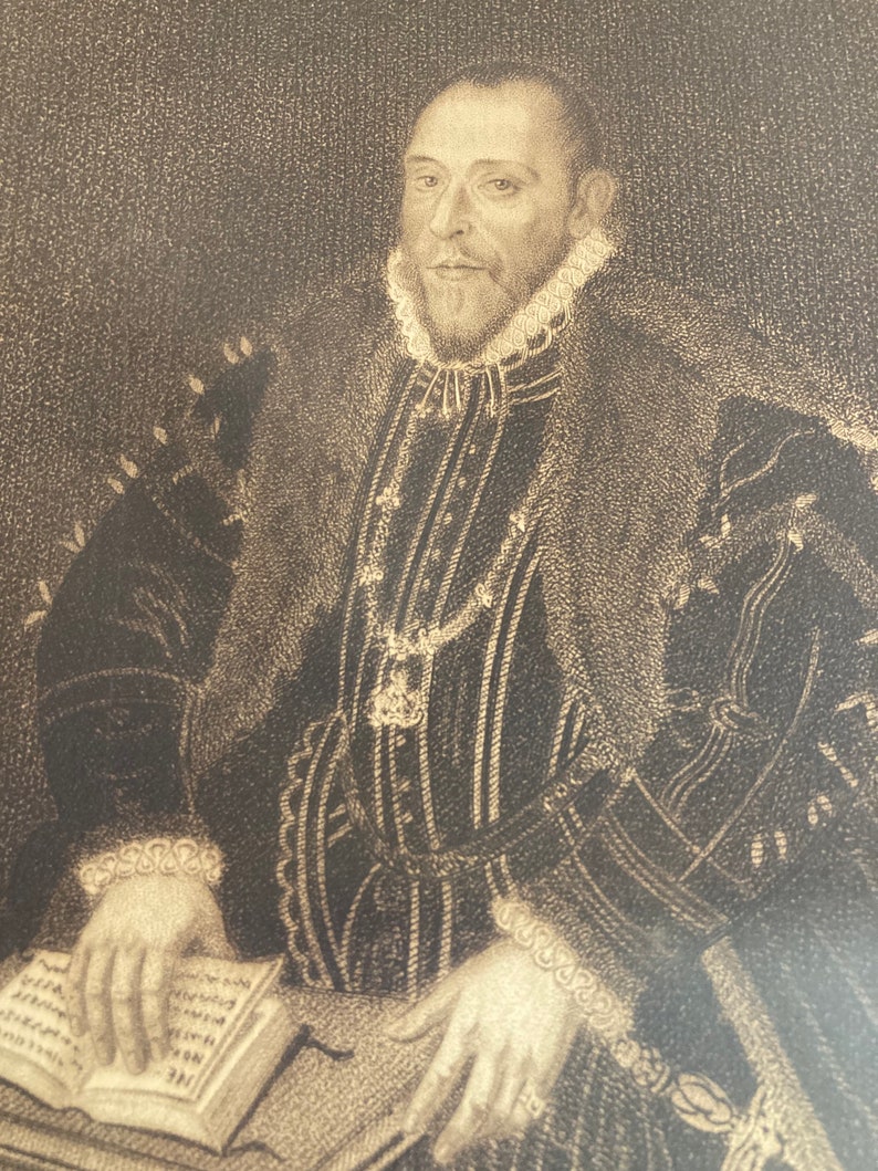 Antique Thomas Percy, 7th Earl of Northumberland (1528-1572) Engraved ...