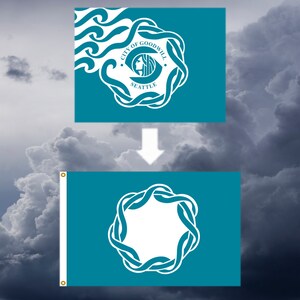 Seattle City Flag - Etsy