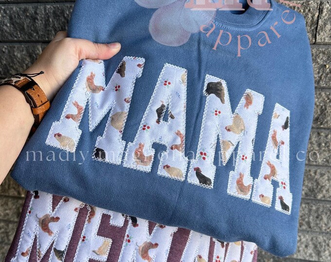 Monogram Sweatshirt, Spring Monogram, Vintage Quilt Sweatshirt, Patchwork Sweatshirt, Varsity ...