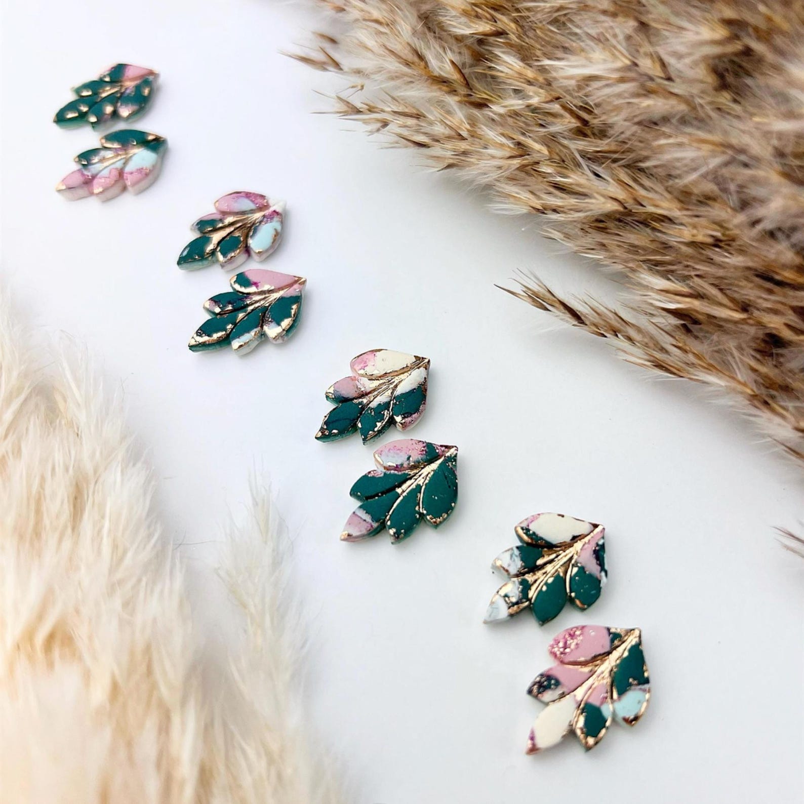The Layla Stud Earring | Clay Earrings Handmade | Hypoallergenic ...
