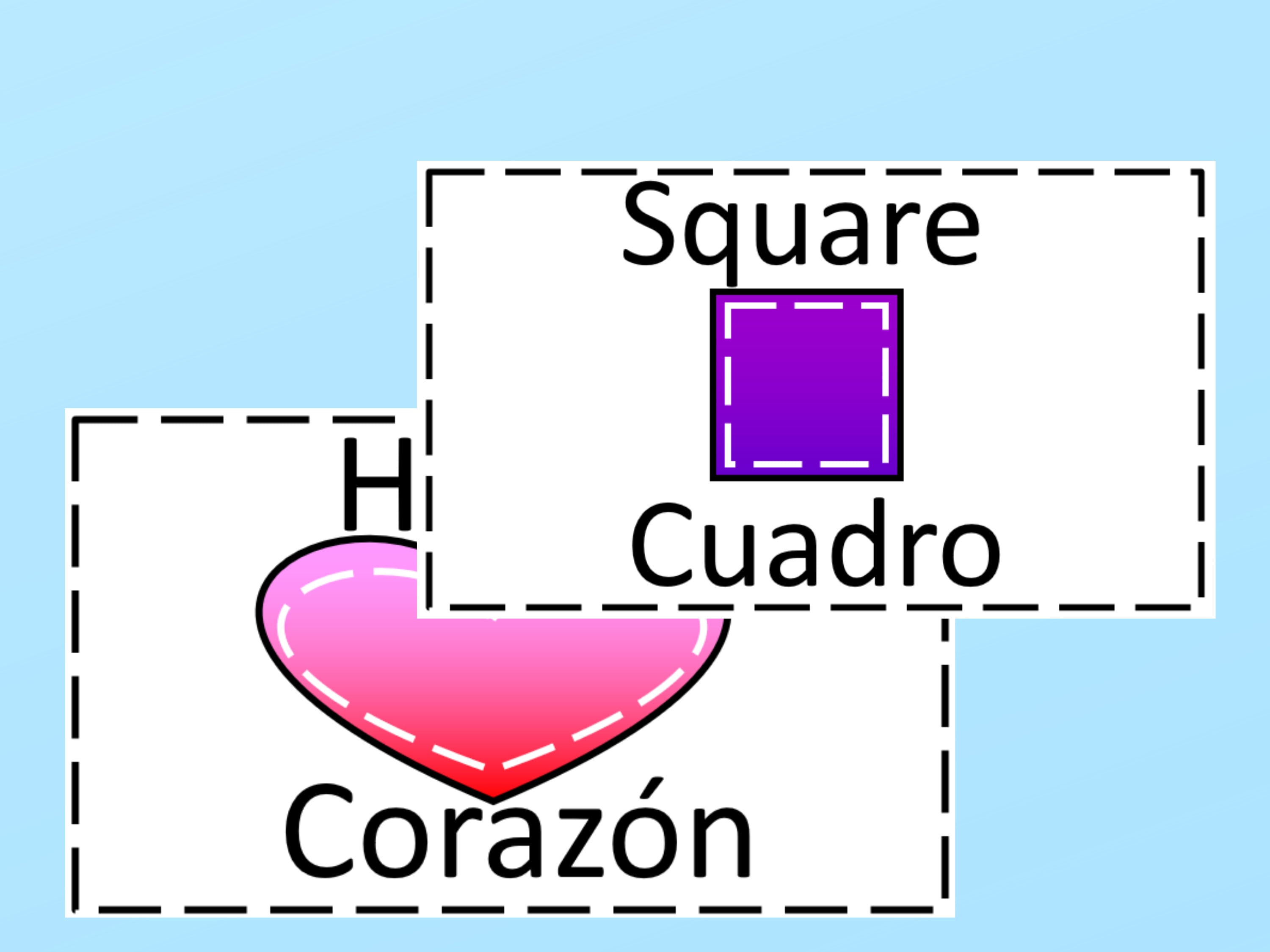 3x5 Bilingual Shapes Flashcards Digital Download Plus Bonus Tracing - Etsy