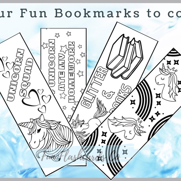 Unicorn Bookmark - Etsy
