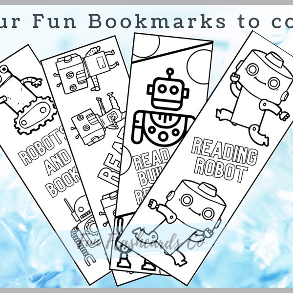 Coloring Bookmark - Etsy