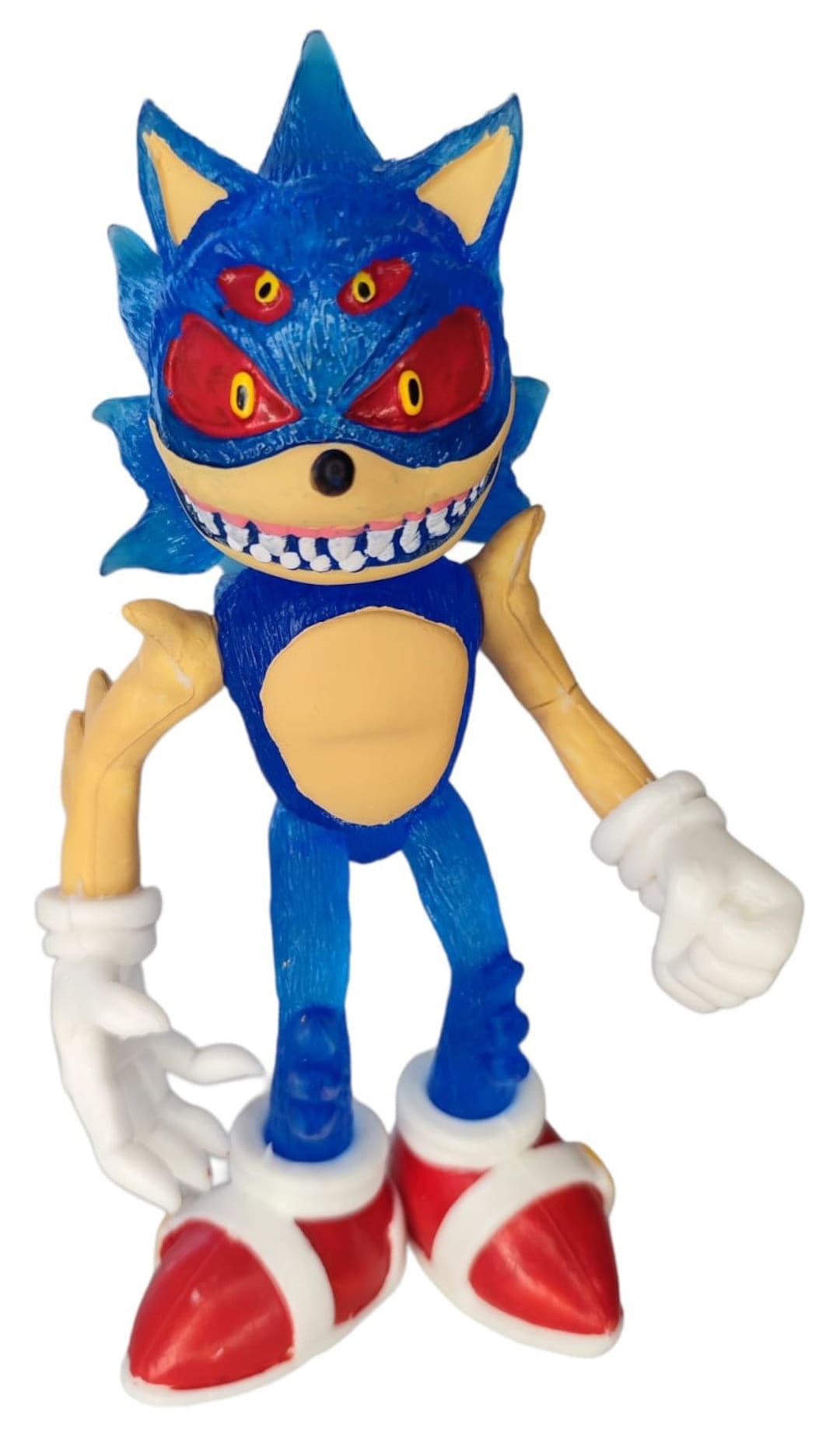 Sonic.exe 8 4 Eyes Mexican Toy Action Figure Creepypasta - Etsy