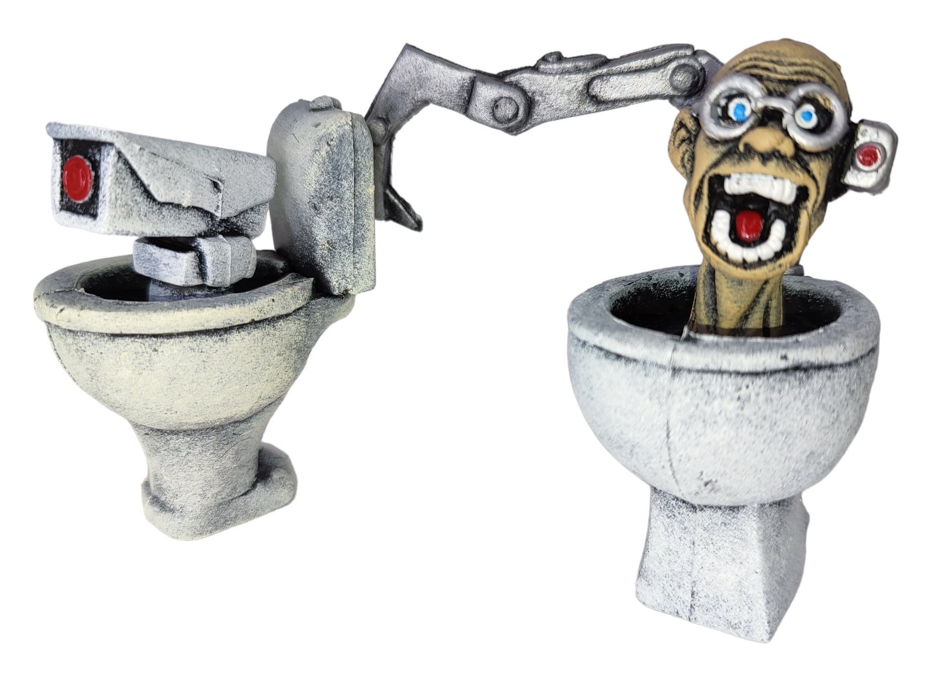 Skibidi Toilet Urinal 4 Hard Plastic Mexican Toy Figures - Etsy Ireland