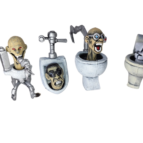 Skibidi Toilet Figures - Etsy Australia