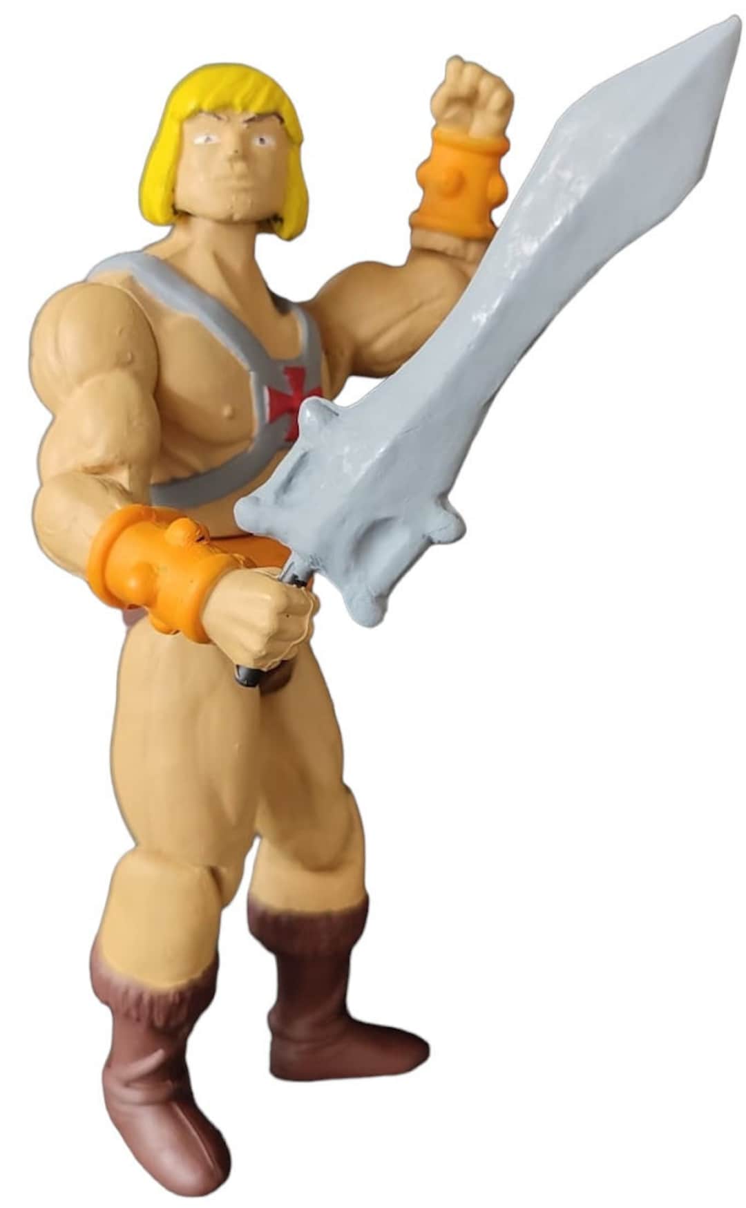 He-man 9 Mexican Toy Action Figure Hard Plastic MOTU - Etsy