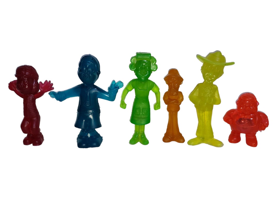 Chavo Del 8 6 Mexican Colored Rubber Toy Figures Chaves Chespirito - Etsy