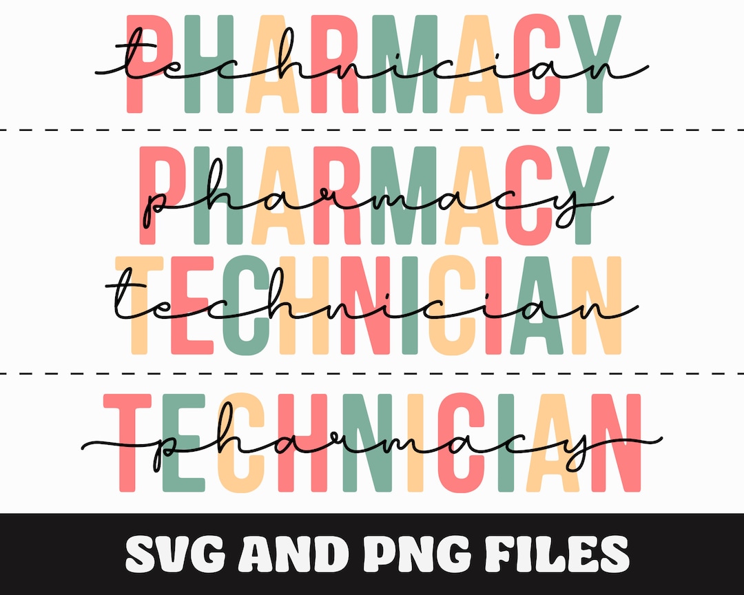 Pharmacy Tech SVG Pharmacy Tech PNG Pharmacy Technician for - Etsy