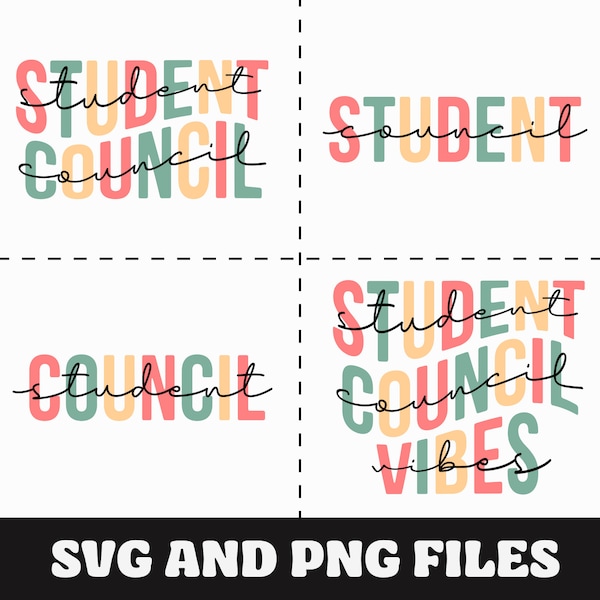 Student Council Svg - Etsy