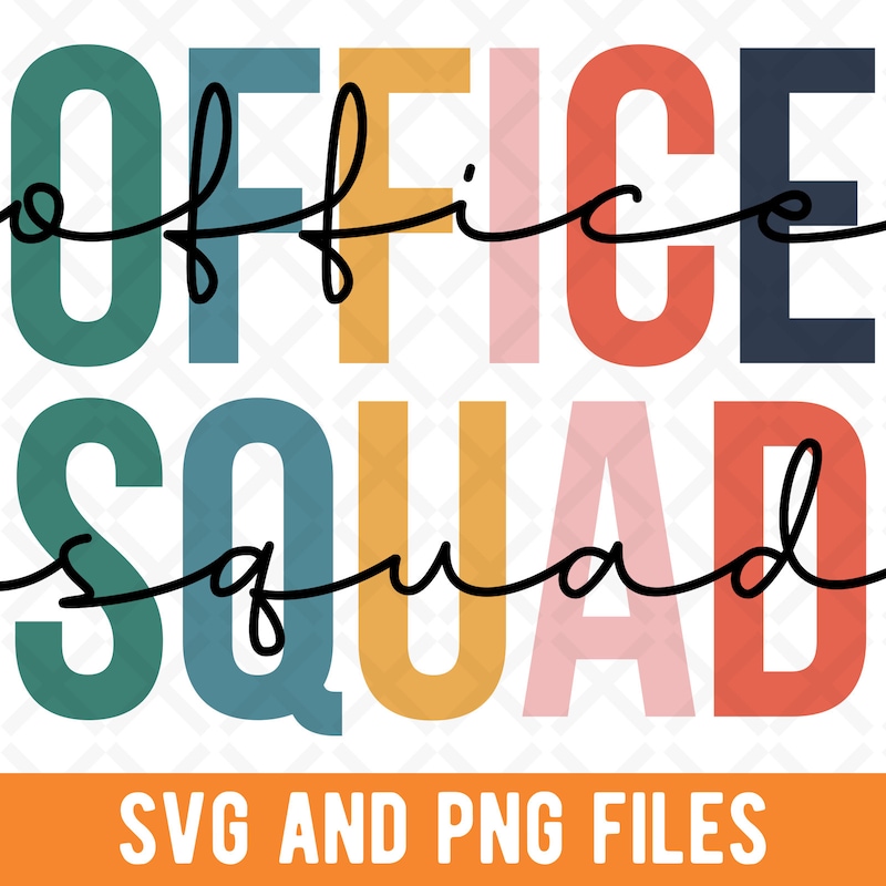 Office Squad Svg - Etsy