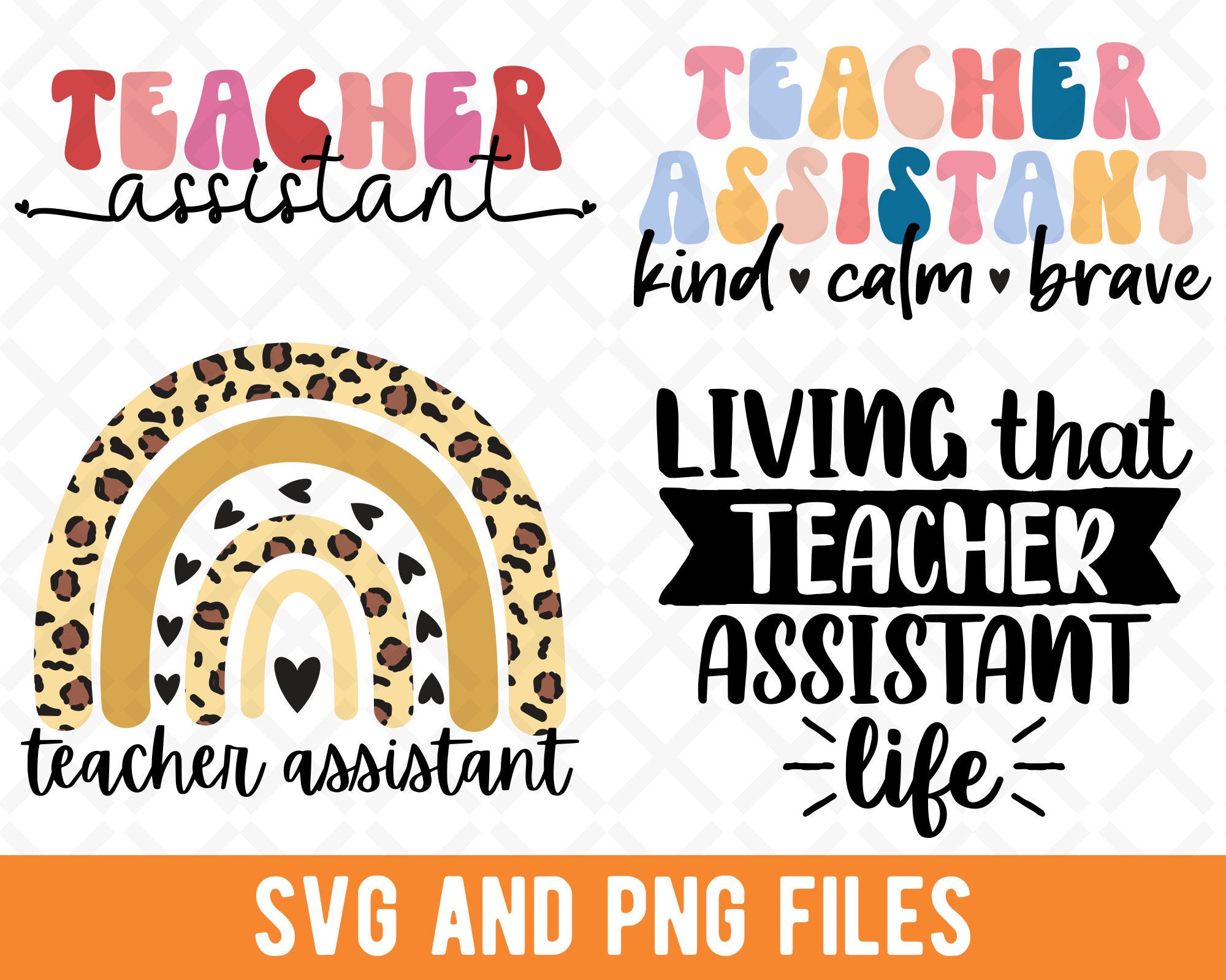 Teacher Assistant SVG Teacher Assistant PNG for Teacher | Etsy