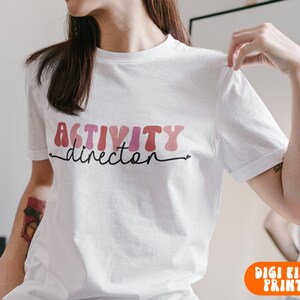 Activity Director SVG, Activity Director PNG, Activities Director, Cute ...