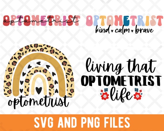 Optometrist SVG Optometrist PNG Future Optometrist Cute | Etsy