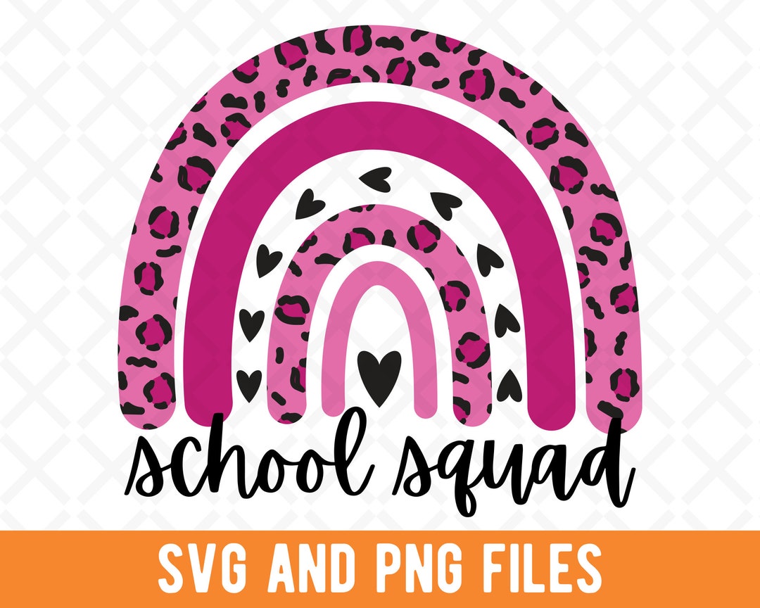 School Squad SVG, School Squad PNG, for School Squad, Sublimation PNG ...