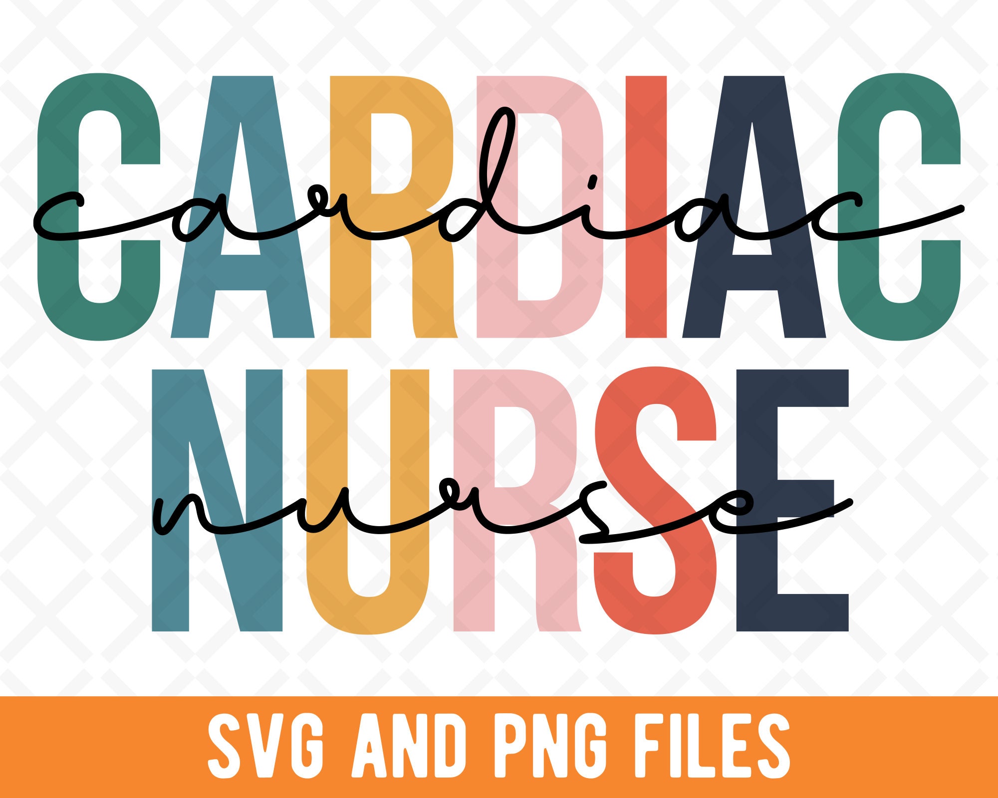 Cardiac Nurse SVG Cardiac Nurse PNG Nursing Nurse Gift - Etsy