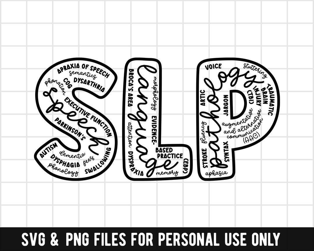Logopeda SVG, Logopeda SVG, Logopeda PNG, Logopedia SVG - Etsy España