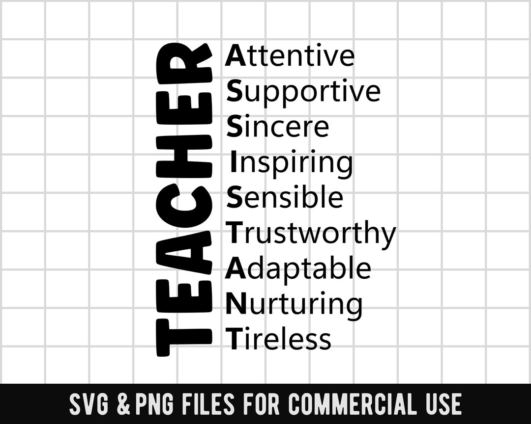 Teacher Assistant SVG, Teacher Assistant PNG, for Teacher Assistant ...