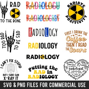 Radiology SVG and PNG, Radiology Gift, Rad Tech Gifts - Xray SVG Design ...