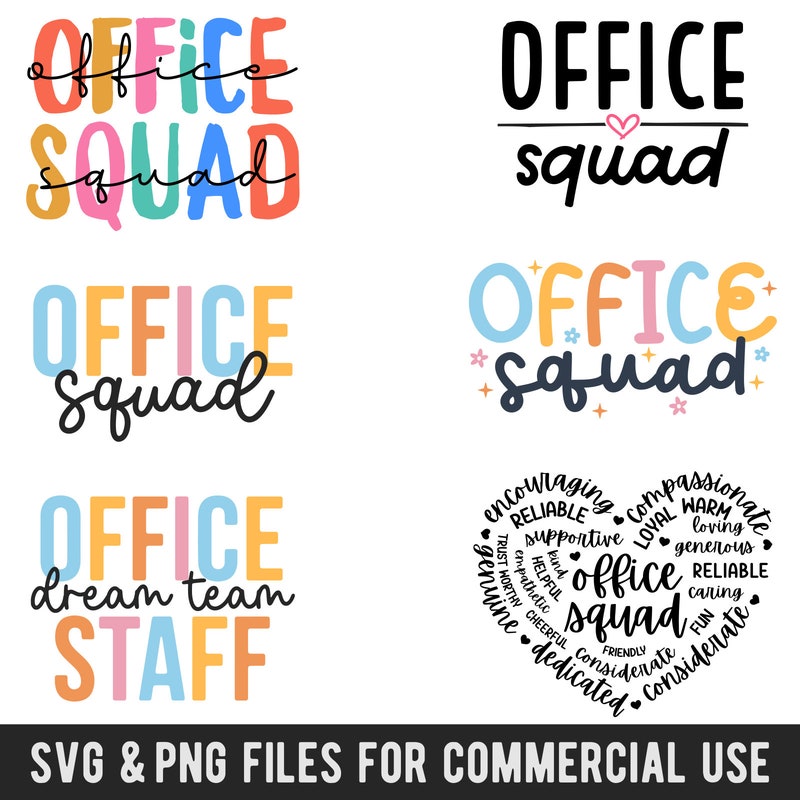 Office Crew Svg - Etsy