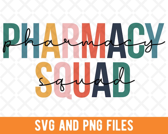 Pharmacy Squad SVG Pharmacy Squad PNG Pharmacy Technician | Etsy UK