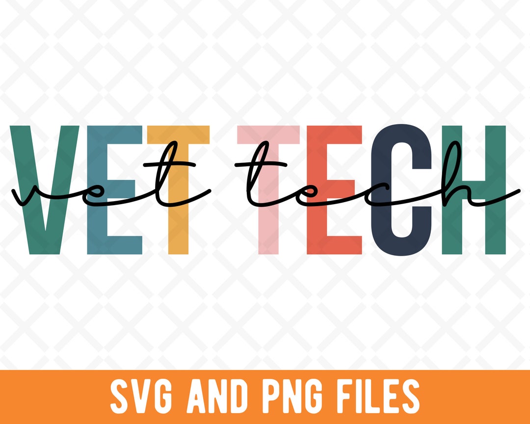 Veterinary Technician SVG, Veterinary Technician PNG, Vet Tech, Cute ...