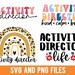 Activity Director SVG, Activity Director PNG, Activities Director, Cute ...