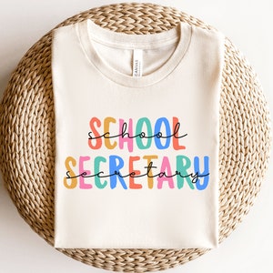 School Secretary SVG and PNG, Secretary Shirt SVG - School Secretary ...