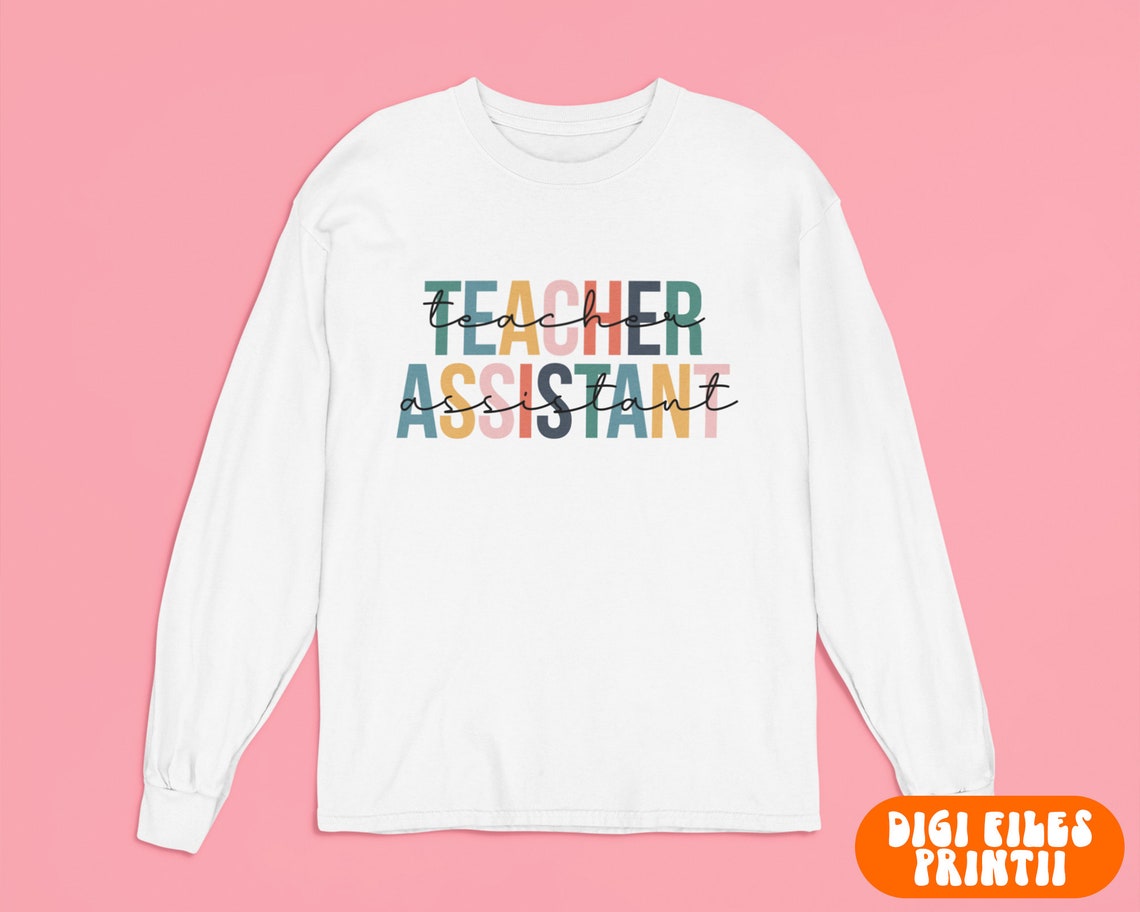 Teacher Assistant SVG Teacher Assistant PNG for Teacher | Etsy