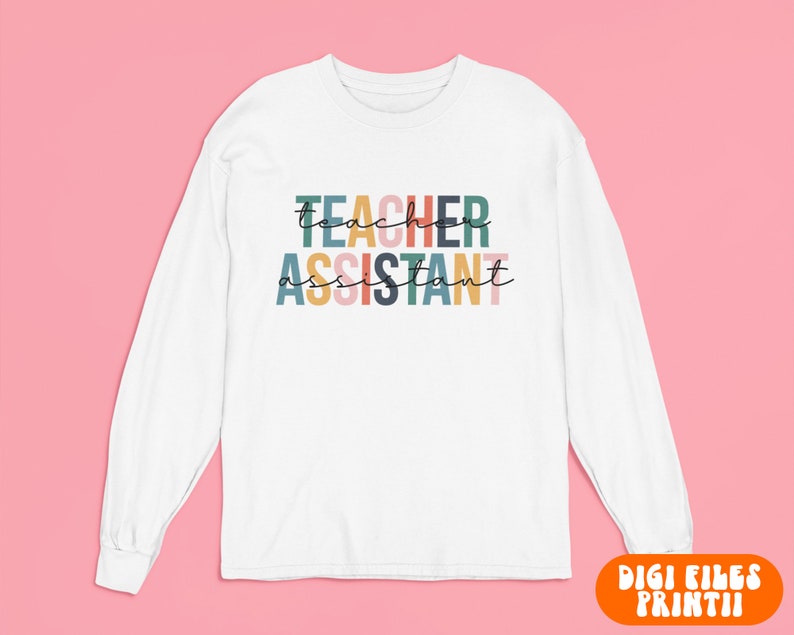 Teacher Assistant SVG Teacher Assistant PNG for Teacher - Etsy