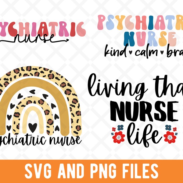 Psychiatric Nurse Practitioner Svg - Etsy