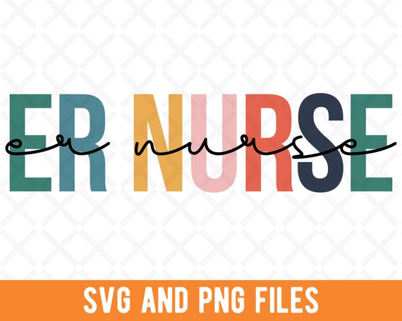 ER Nurse Svg ER Nurse Png Emergency Nurse Nursing - Etsy