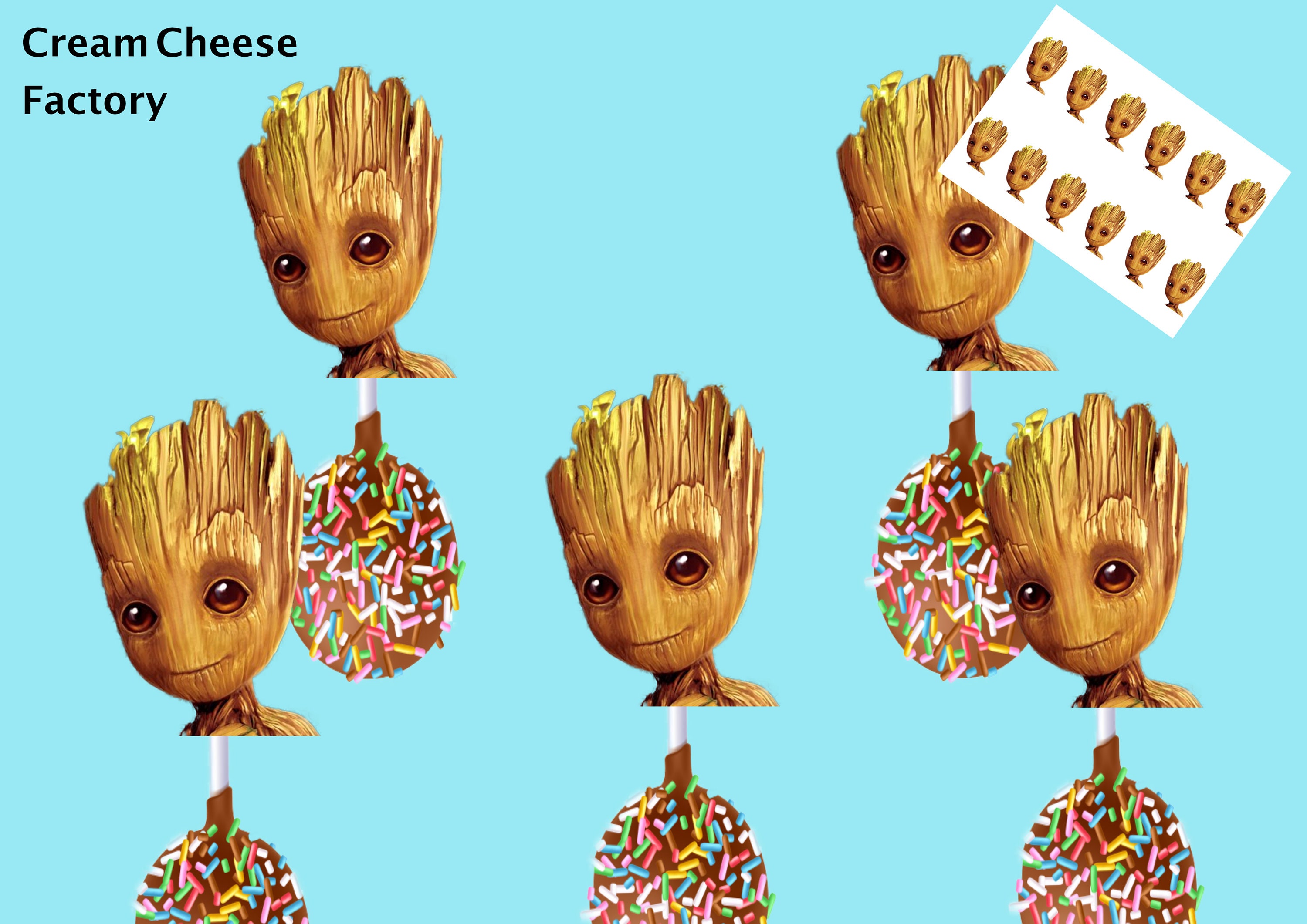Cooking Utensils Gadgets Kitchen Dining PRINTABLE Gamora Cake Pop