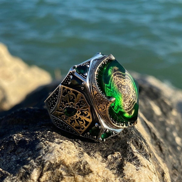 Seal of Solomon Ring - Etsy