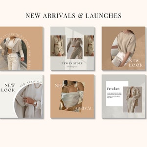 50 Clothing Business Instagram Posts, Online Shop Canva Templates, E ...