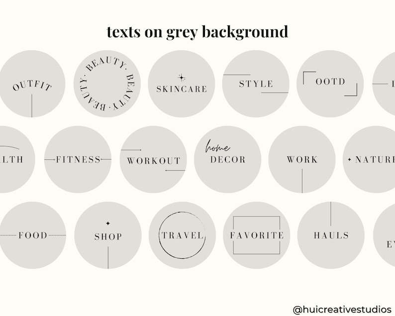 40 Minimal Instagram Highlight Covers Canva, Esthetician Instagram ...