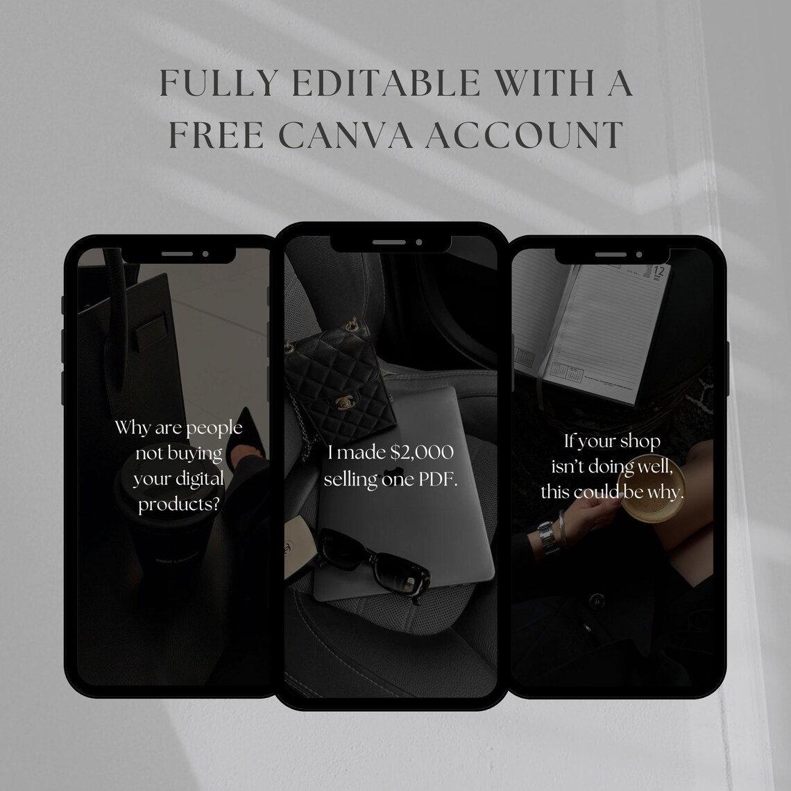 Faceless Instagram Reels Template for Business Coach IG Reels Cover for ...