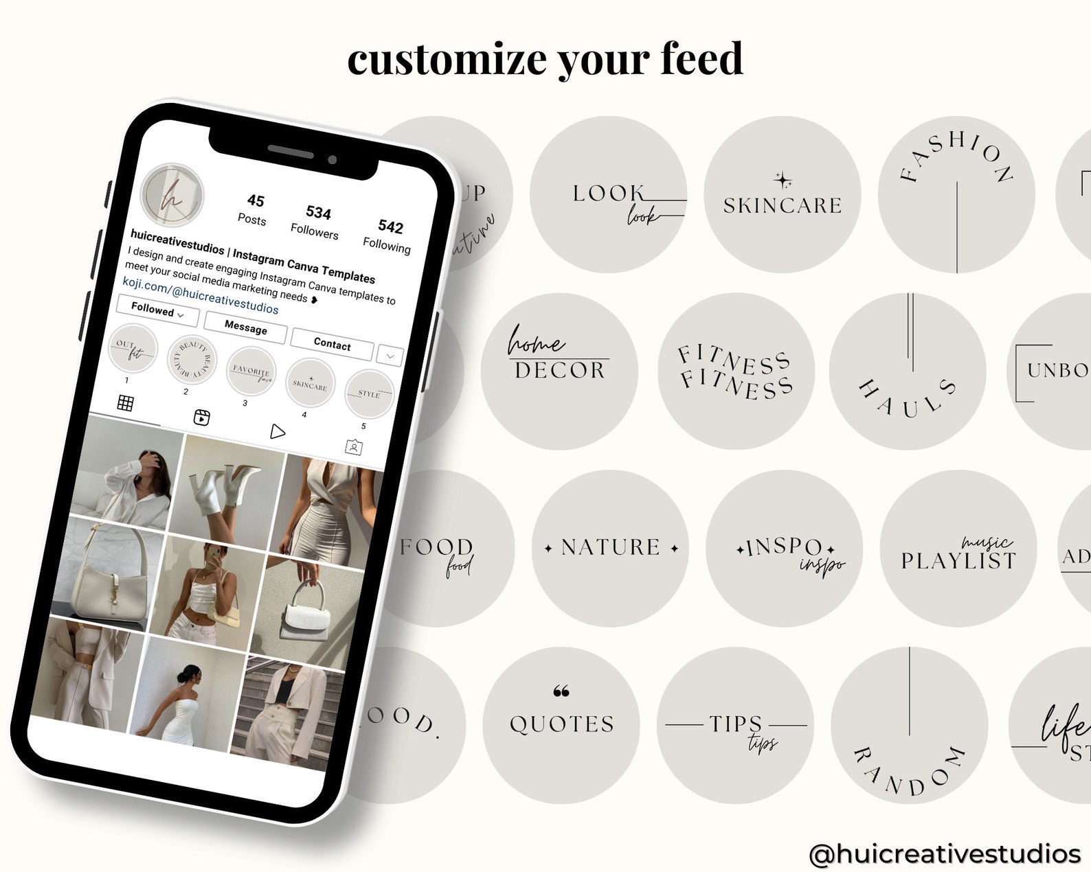 40 Grey Instagram Highlight Covers, Minimalist Stories Covers, Grey ...