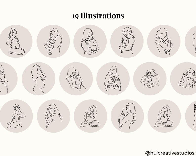 40 Motherhood Instagram Highlight Covers Mom Life Instagram - Etsy