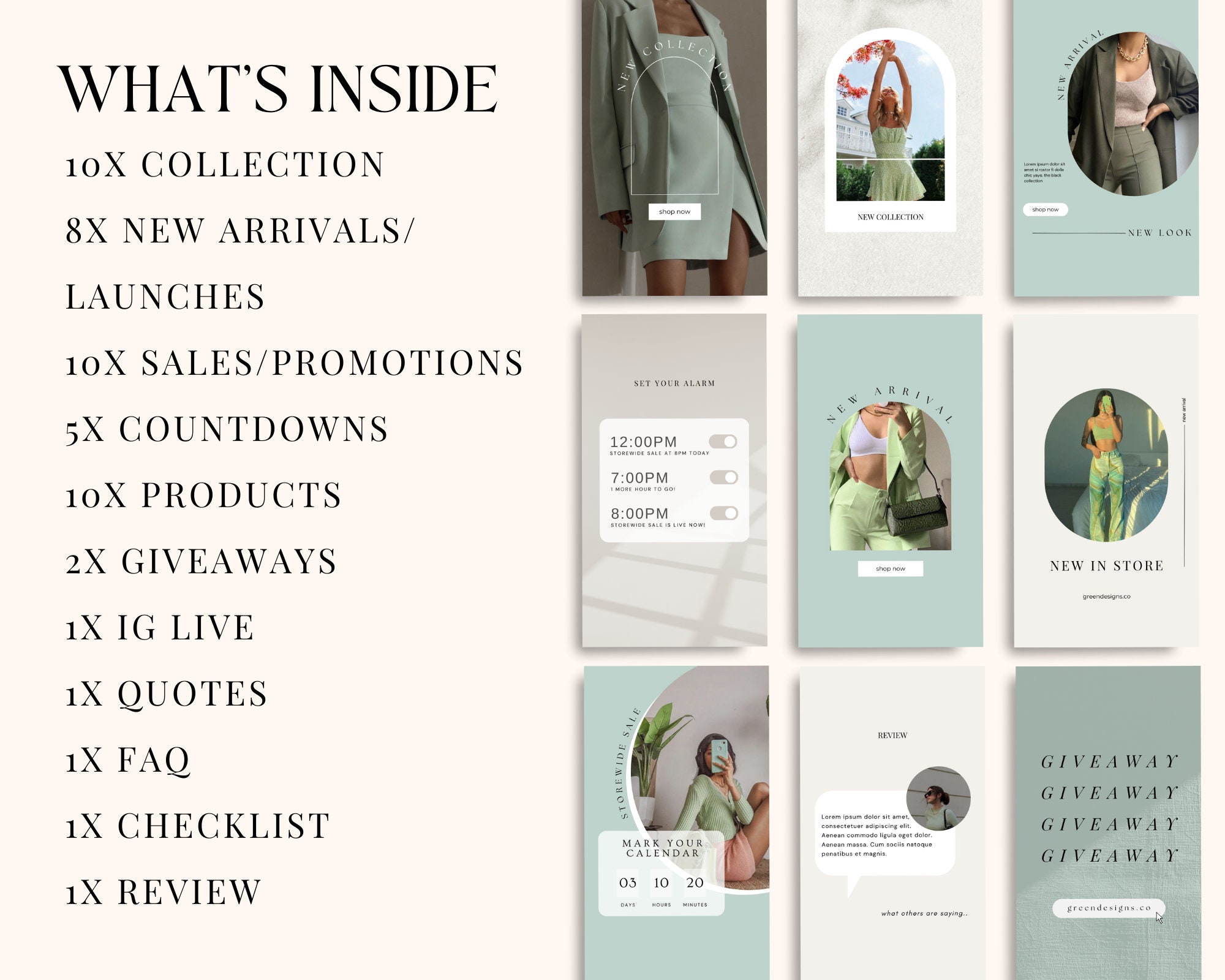 Canva Instagram Templates for E-commerce Business Online Shop Instagram ...