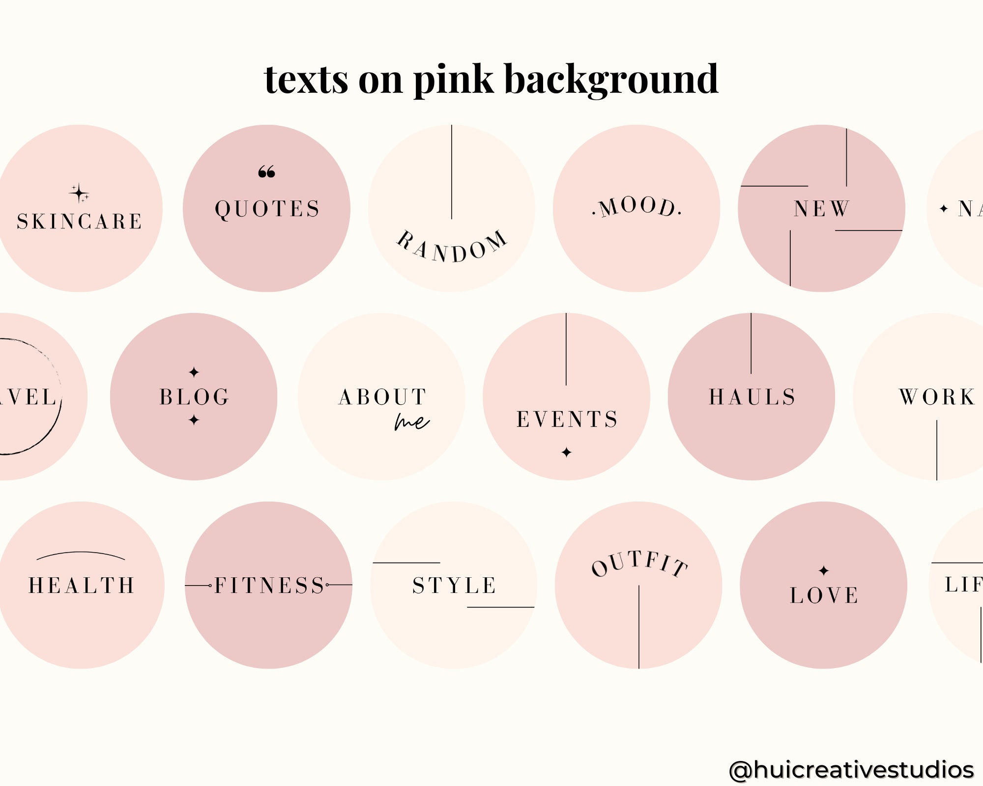 40 Pink Blush Instagram Highlight Covers Canva, Esthetician Instagram ...