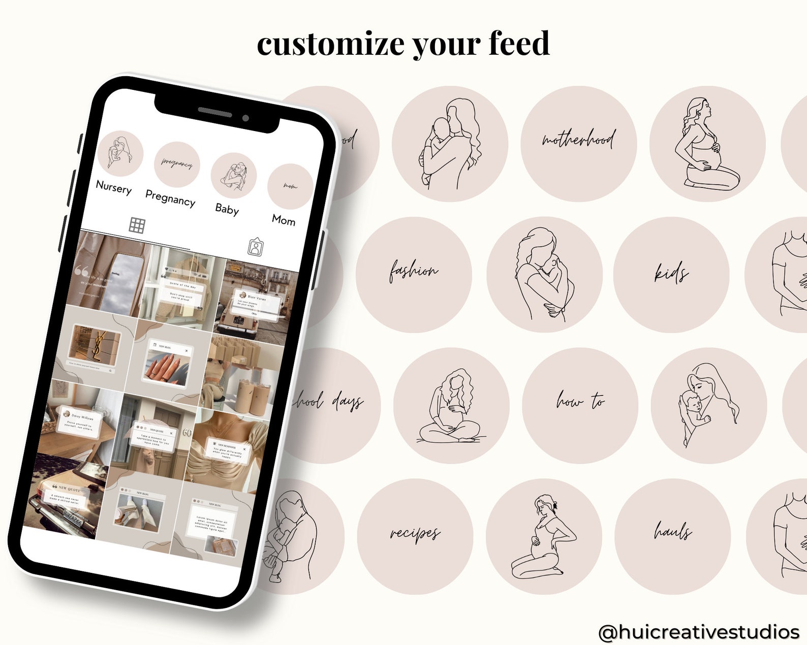 40 Motherhood Instagram Highlight Covers Mom Life Instagram - Etsy