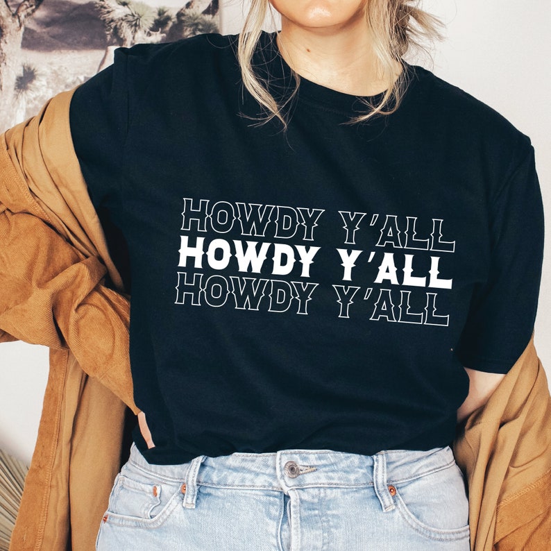 Howdy Y'all SVG Instant Digital Download Howdy Yall - Etsy